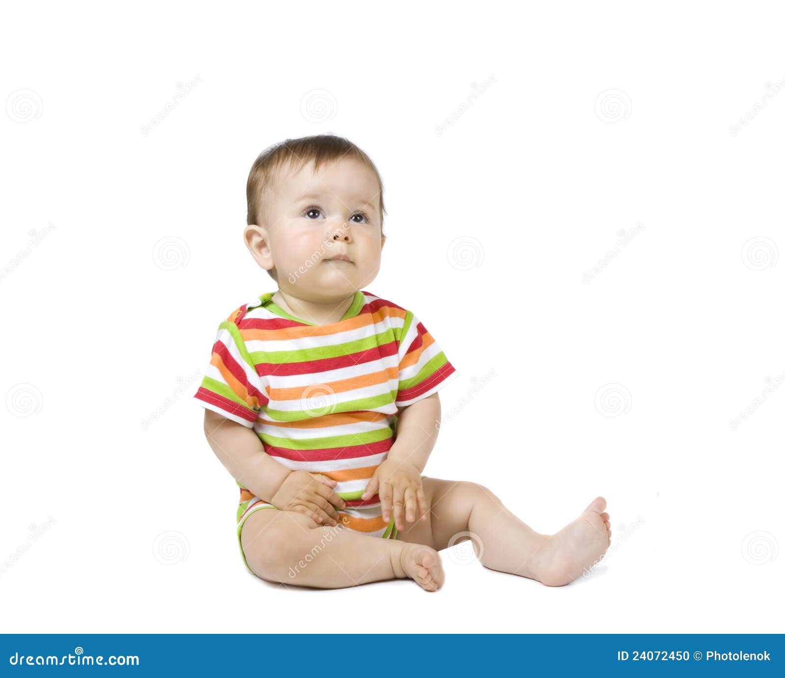 Sitting baby stock photo. Image of beautiful, expression - 24072450