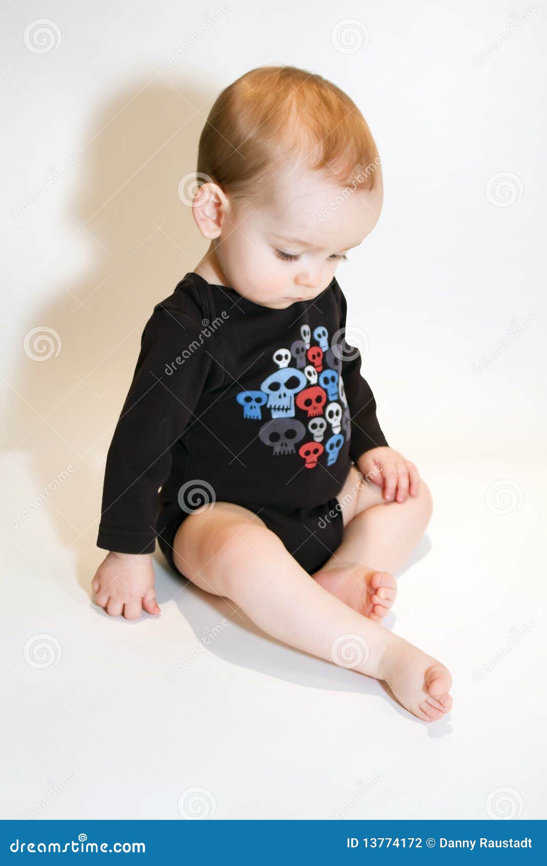 Sitting Baby Boy stock photo. Image of childhood, clean - 13774172