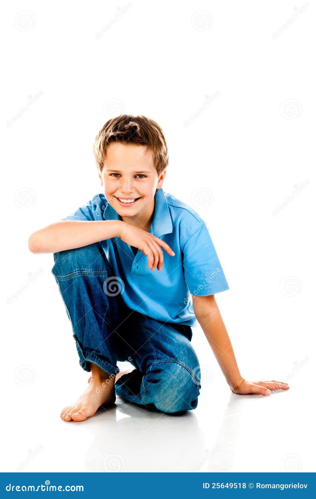 Sitting boy stock photo. Image of portrait, sitting, healthy - 25649518