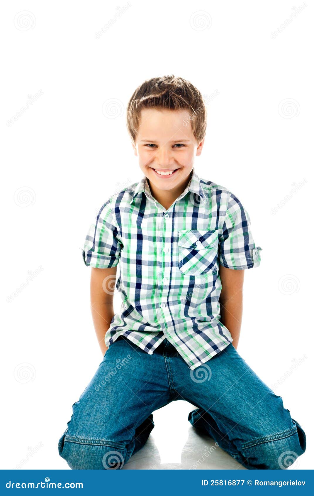 Sitting boy stock image. Image of young, healthy, human - 25816877