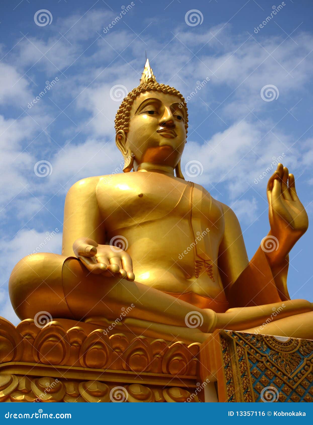 Sitting Buddha image stock photo. Image of statue, seated - 13357116