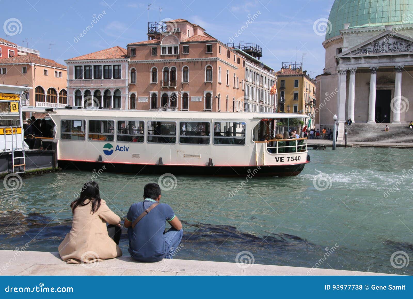 Sitting by the canal. editorial stock photo. Image of italian - 93977738