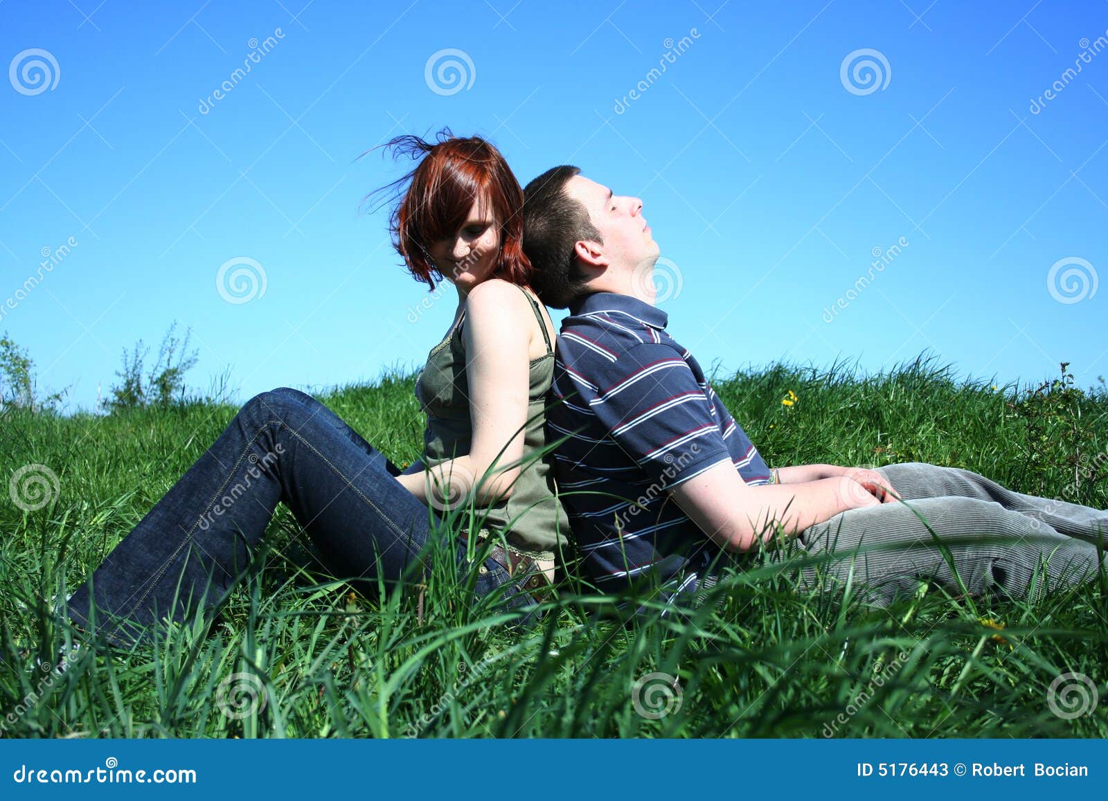 Sitting couple stock image. Image of girl, husband, beauty - 5176443