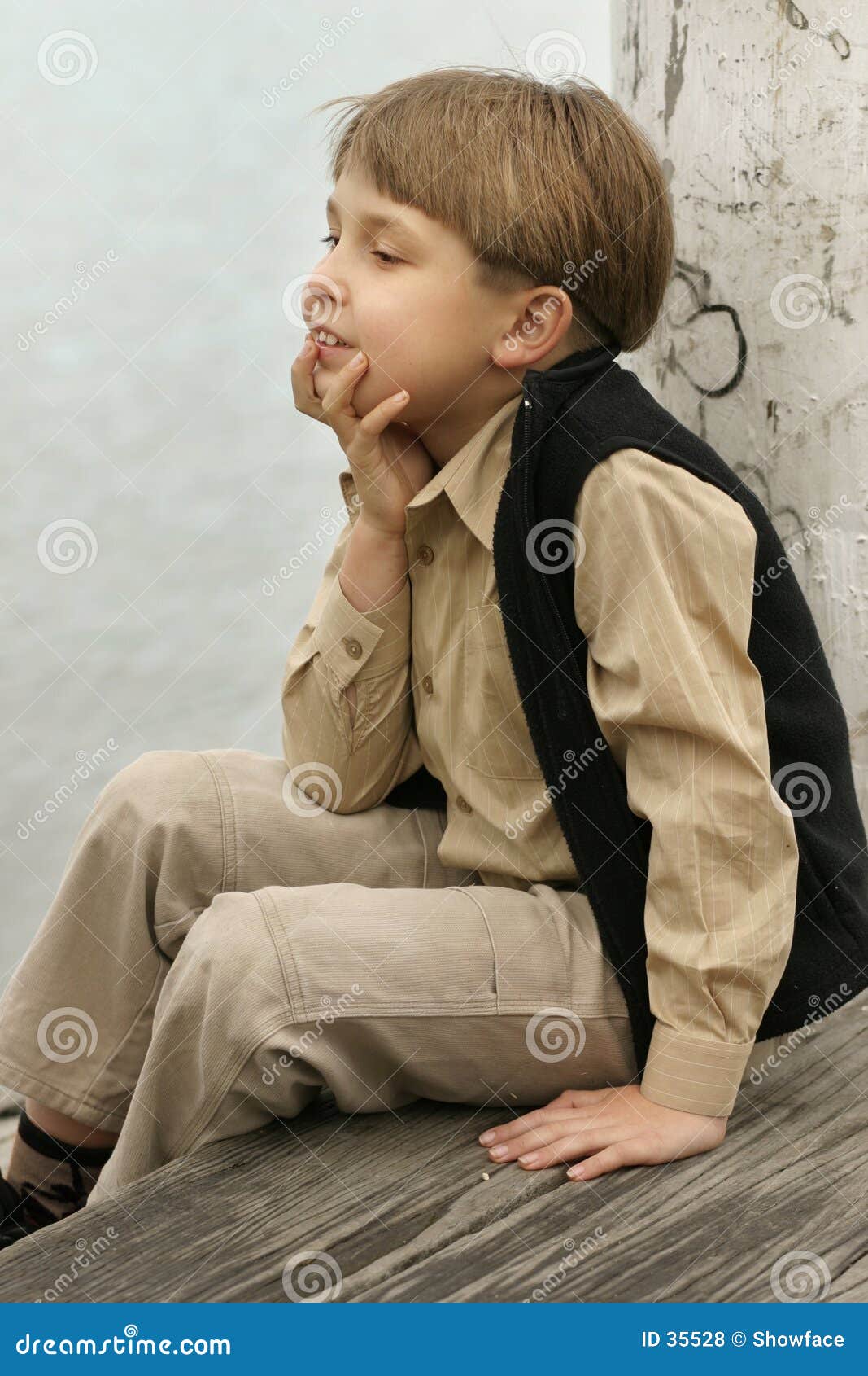 Sitting on the Dock of the Bay Stock Photo - Image of kids, relax: 35528