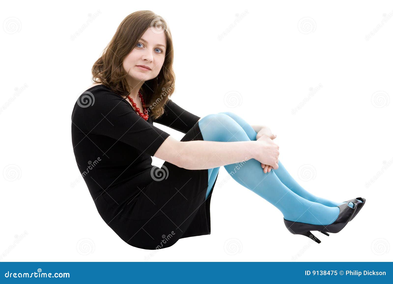 Sitting Down stock image. Image of focus, hair, model - 9138475