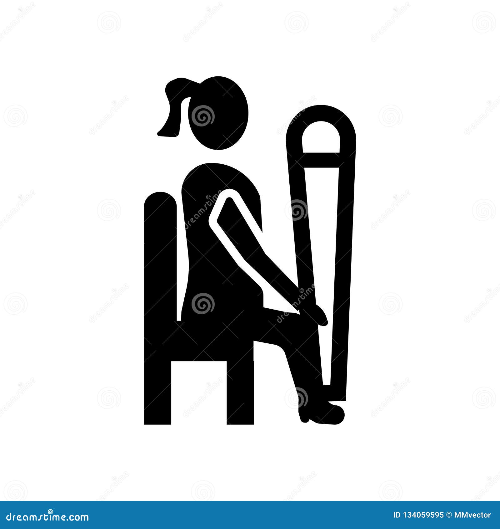 Sitting Down Icon Vector Isolated On White Background, Sitting Down ...