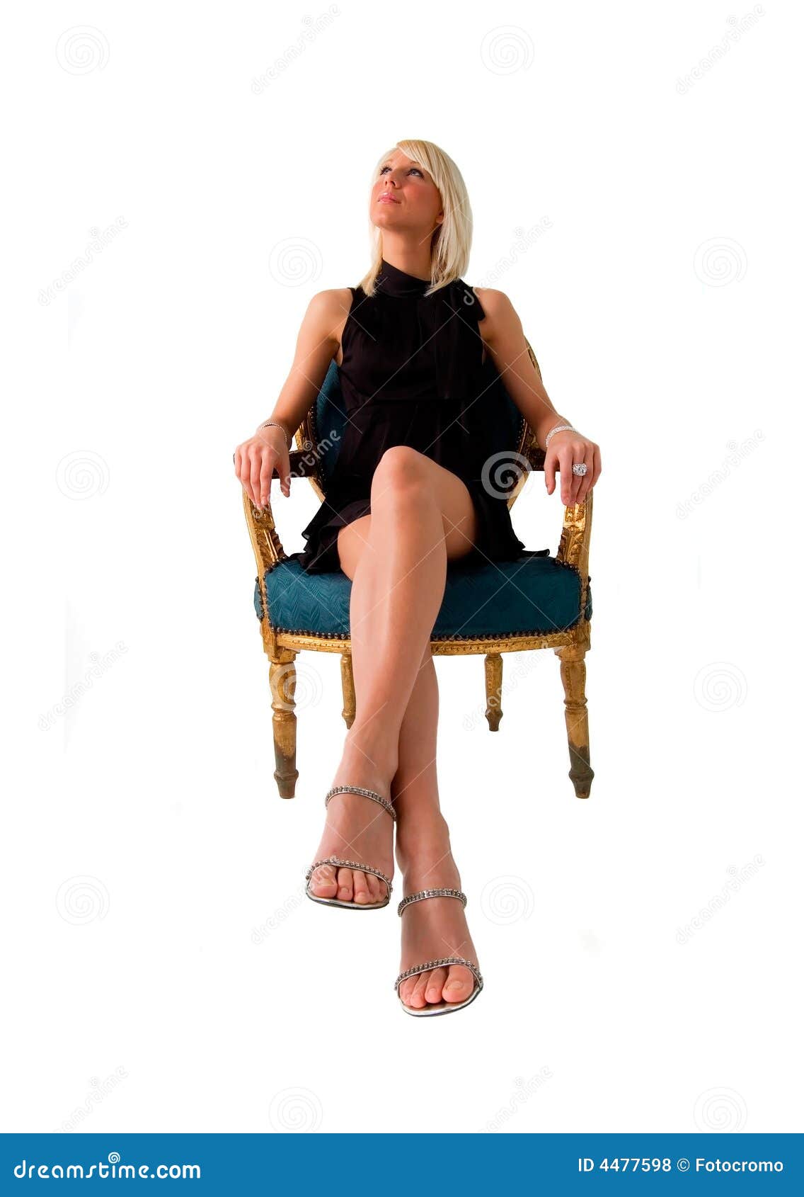 Sitting Girl stock photo. Image of gown, beautiful, face - 4477598