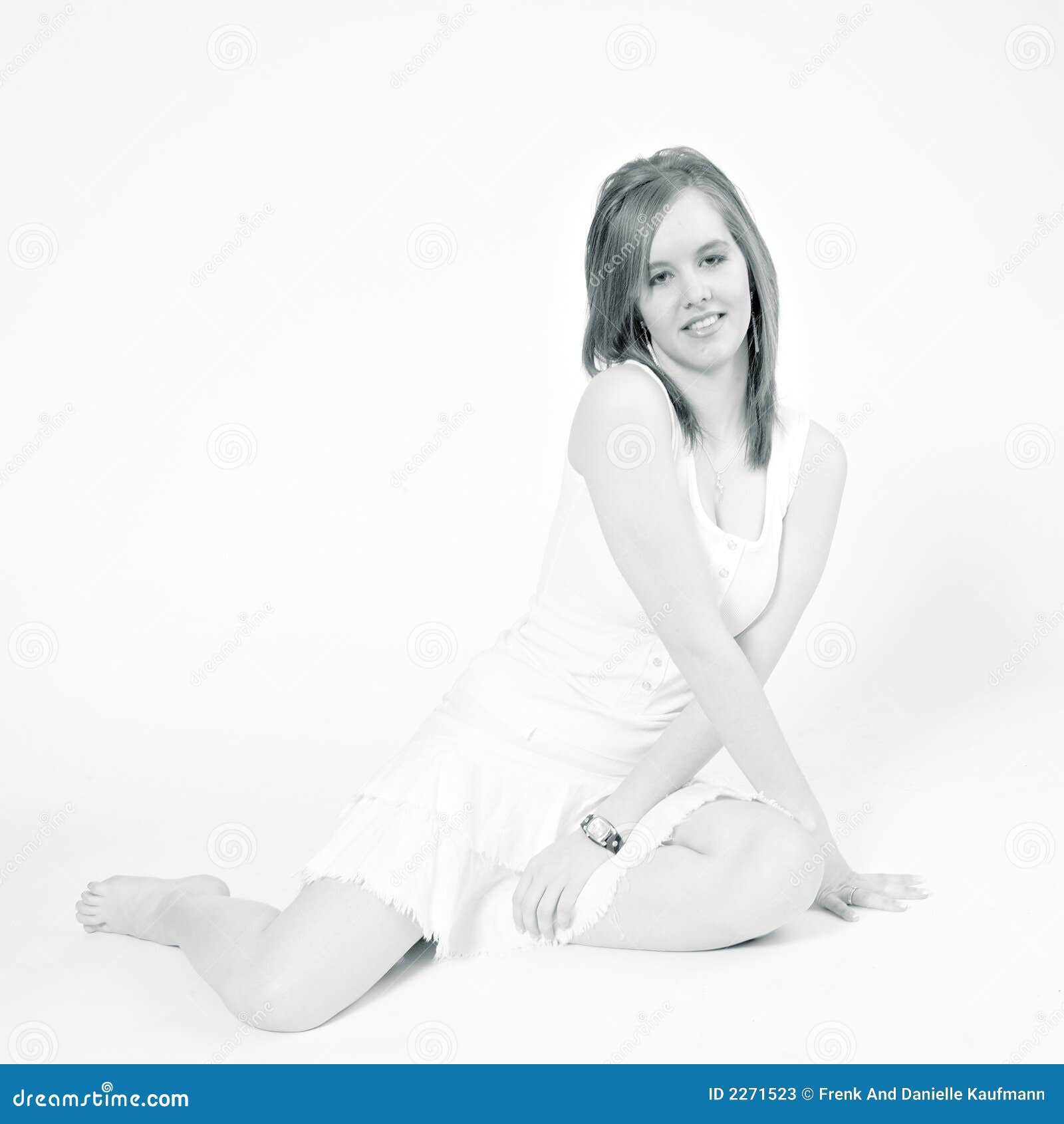 Sitting on the ground stock image. Image of model, portrait - 2271523