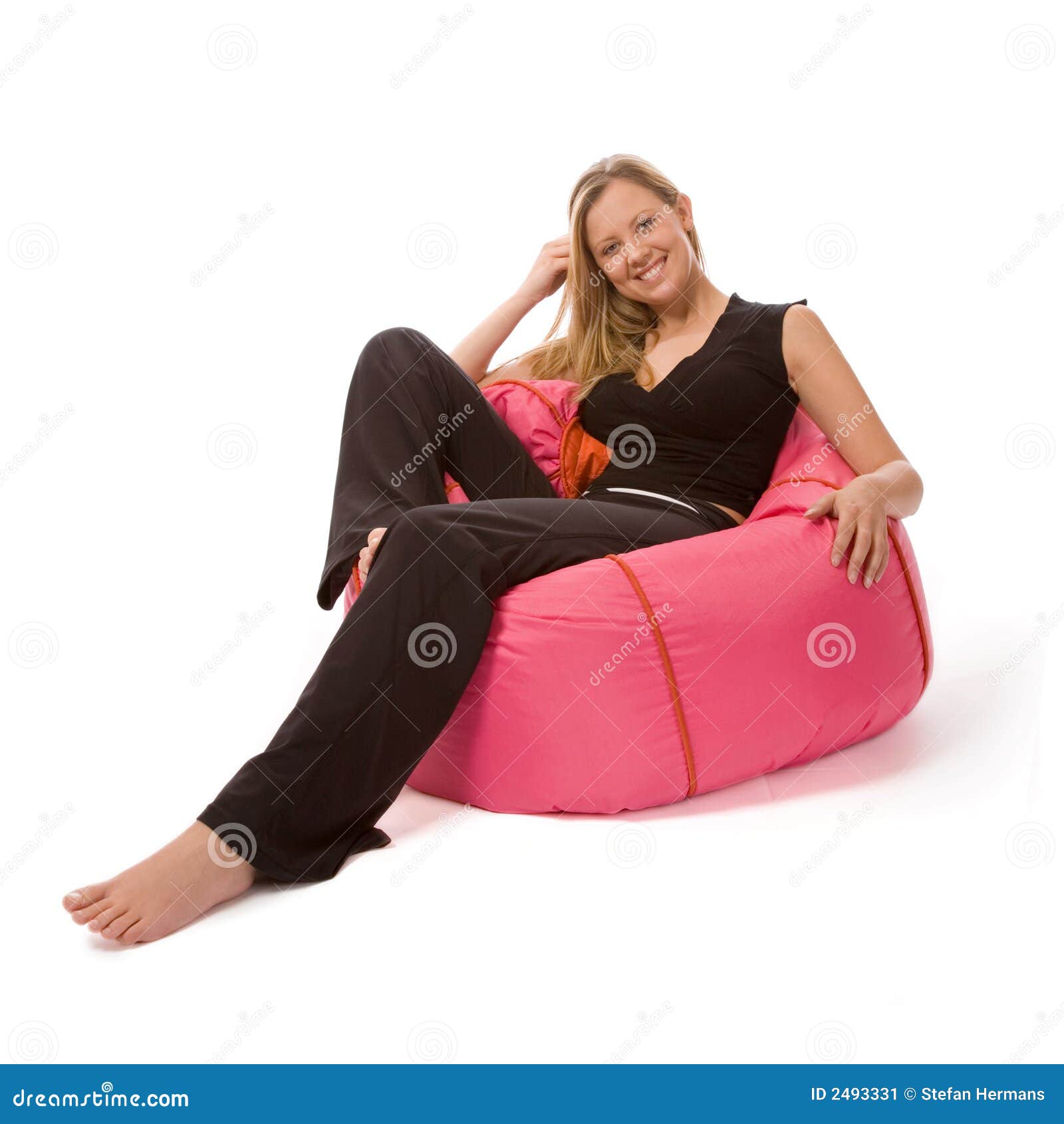 Sitting Relaxed Stock Image - Image: 2493331