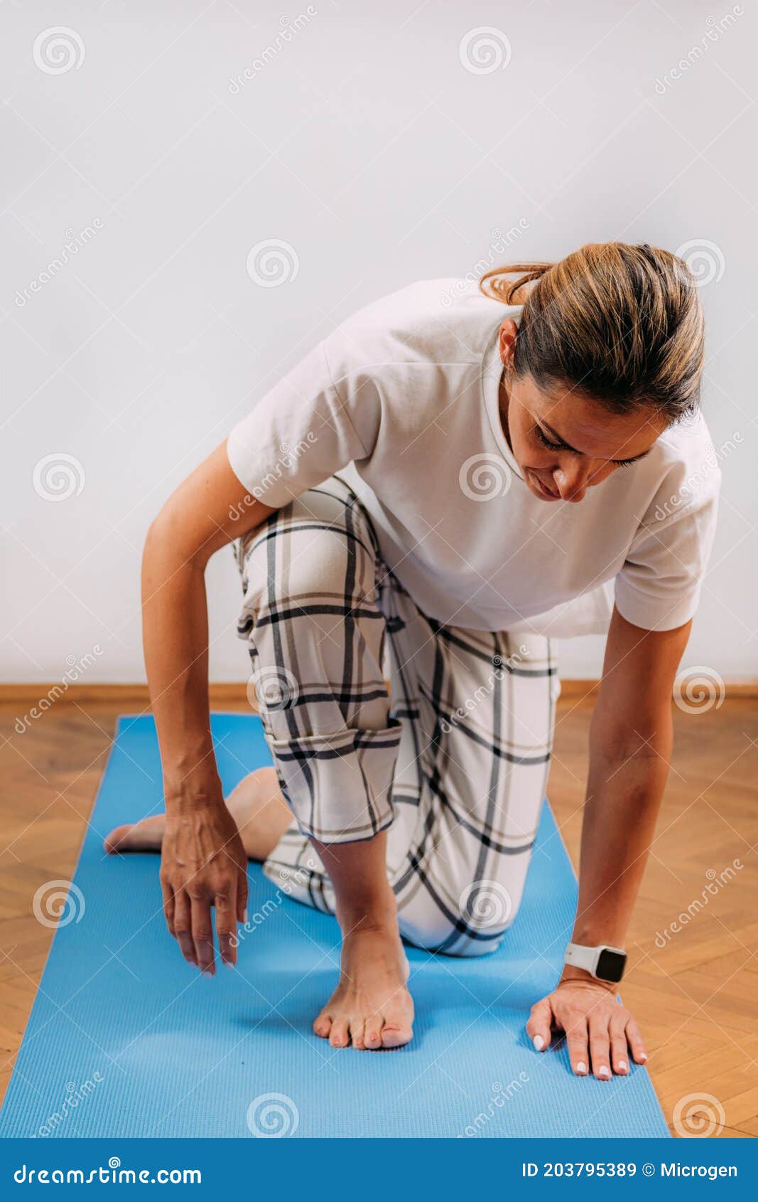 Sitting Rising Test at Home Stock Image - Image of practice, check ...