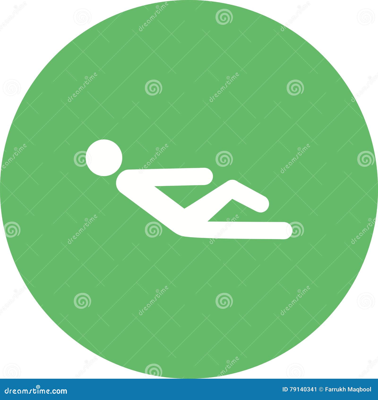 Sitting and Stretching stock vector. Illustration of training - 79140341