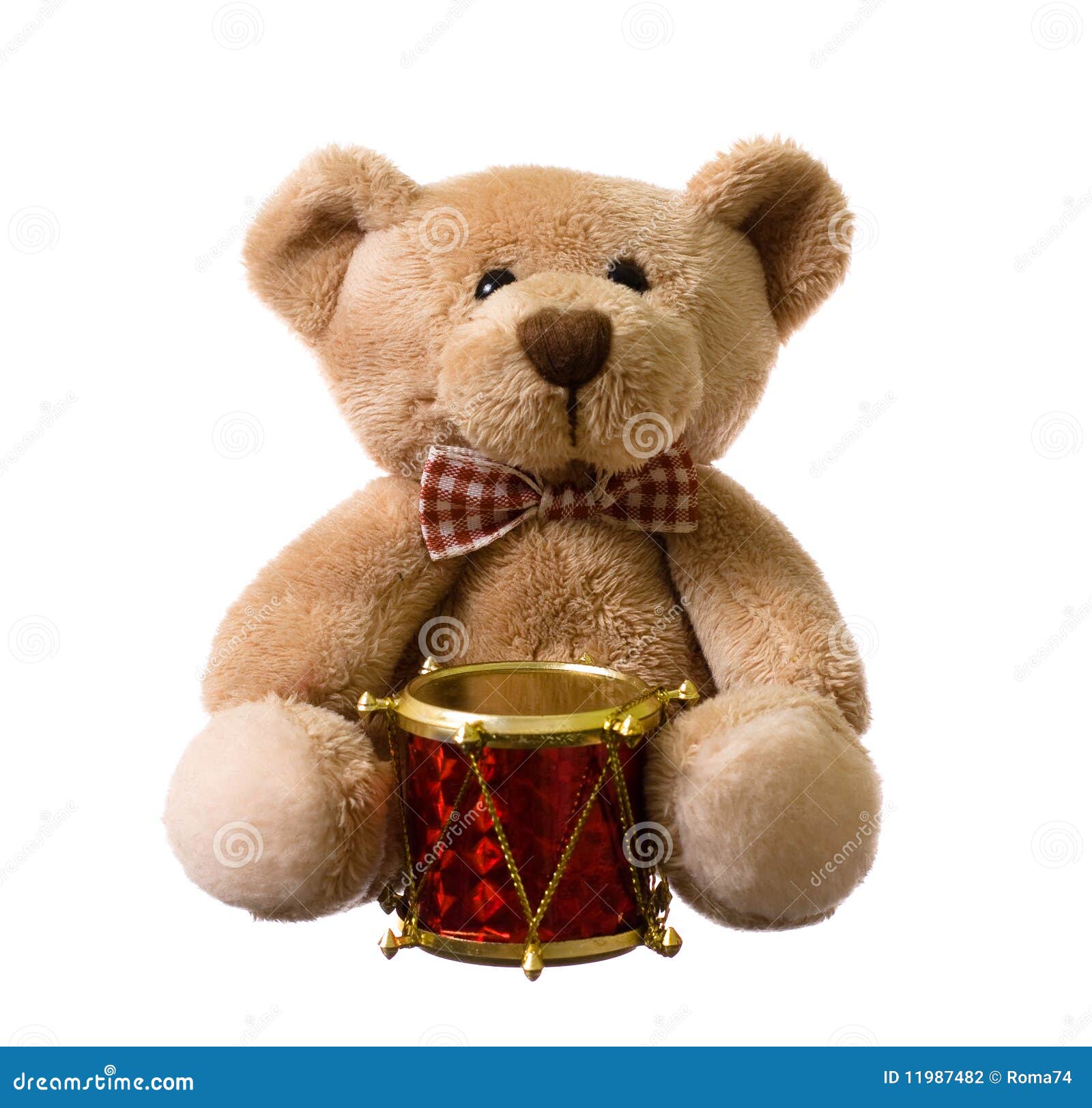 Sitting teddy bear stock photo. Image of holiday, white - 11987482