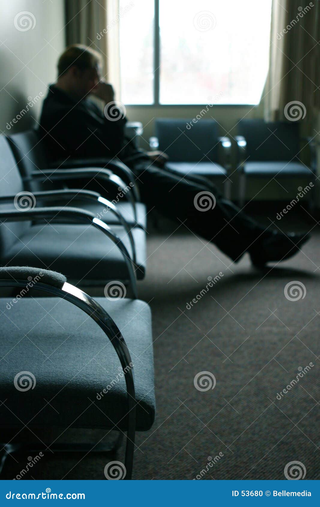 Sitting and waiting stock photo. Image of board, businessman - 53680