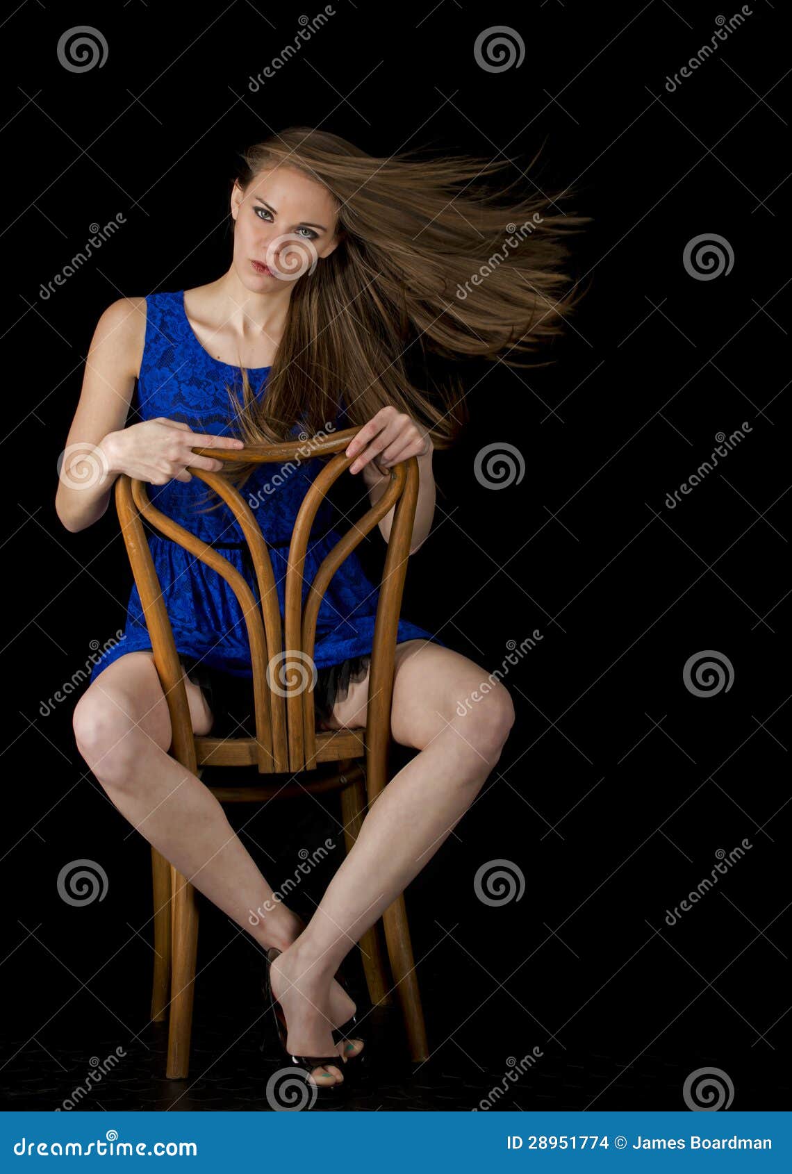 Sitting woman stock photo. Image of portrait, studio - 28951774