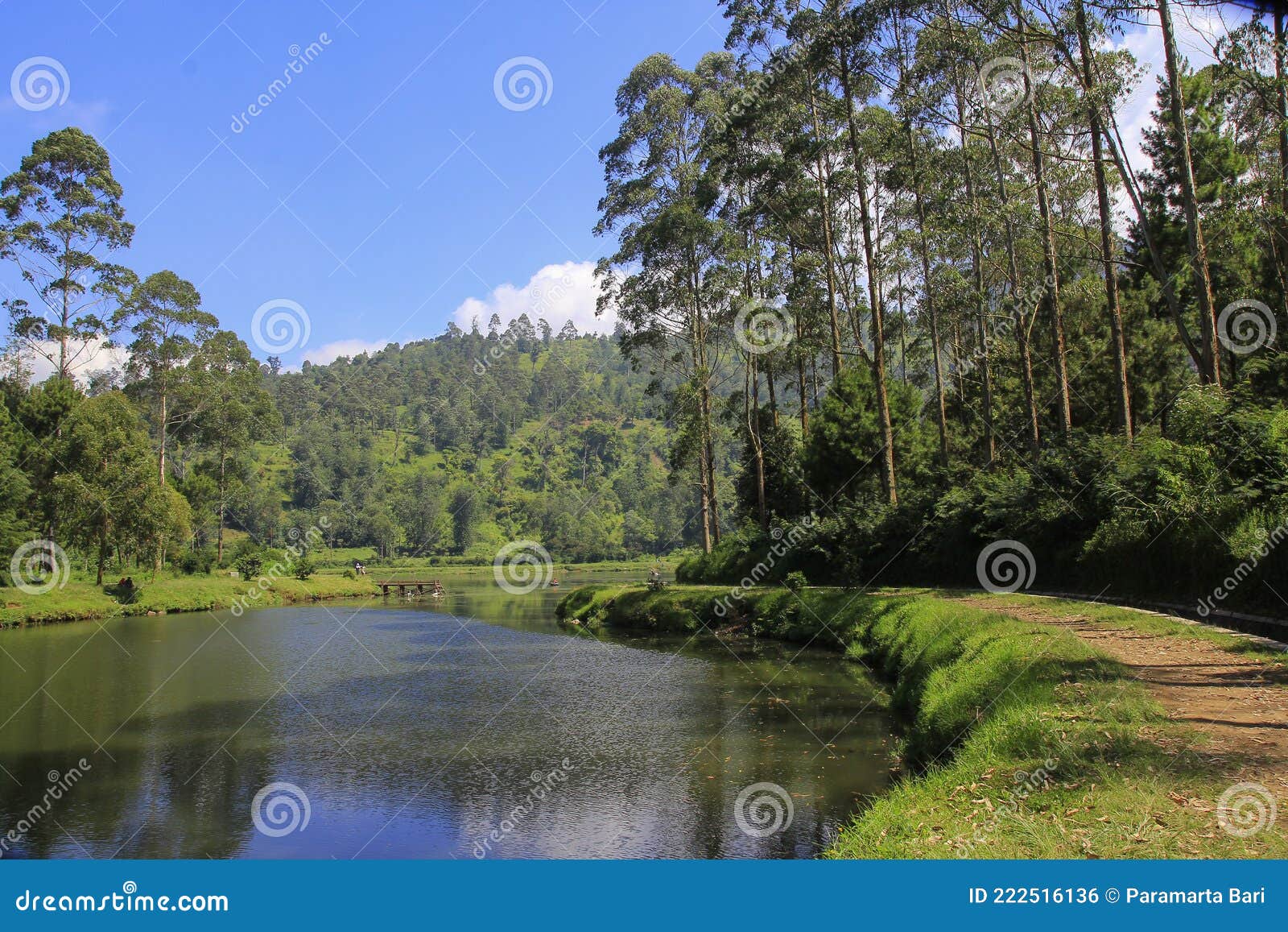 Situ Cisanti, an Upstream Lake in the Citarum River Stock Photo - Image ...