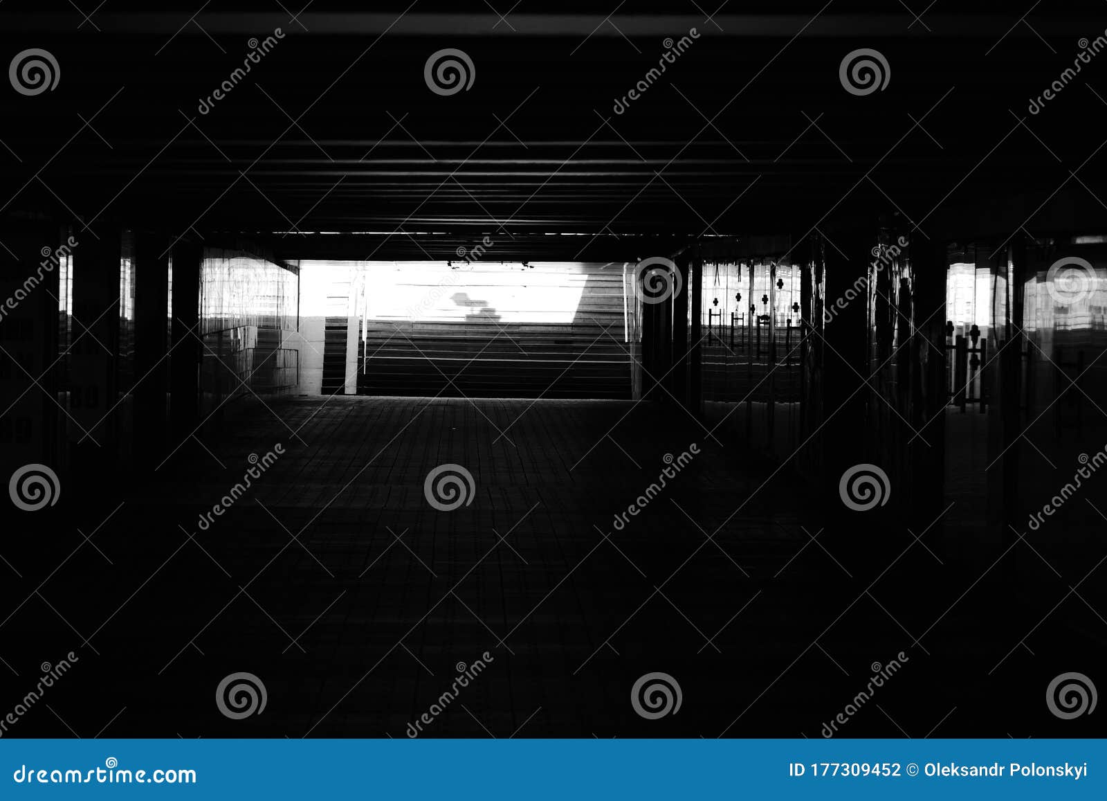 The Situation in the Underpass during Covid 19: Black, Empty Passage ...