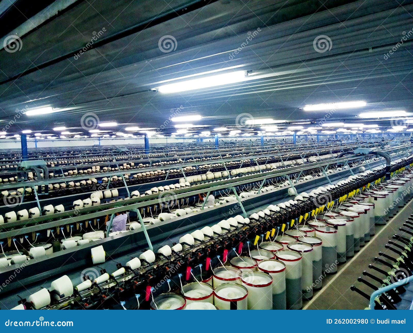 Situation in the Yarn-spinning Textile Industry Stock Photo - Image of ...