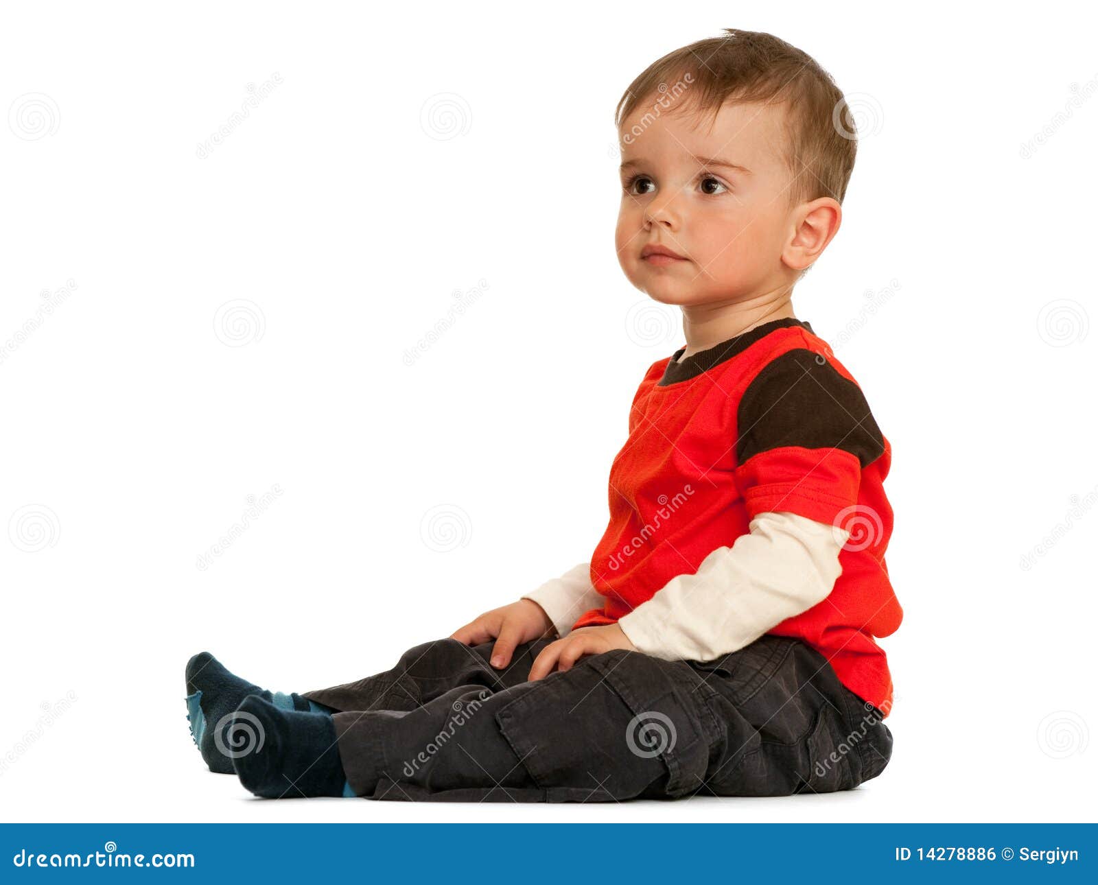 Sitzendes Kleinkind stockfoto. Bild von gesicht, leute - 14278886