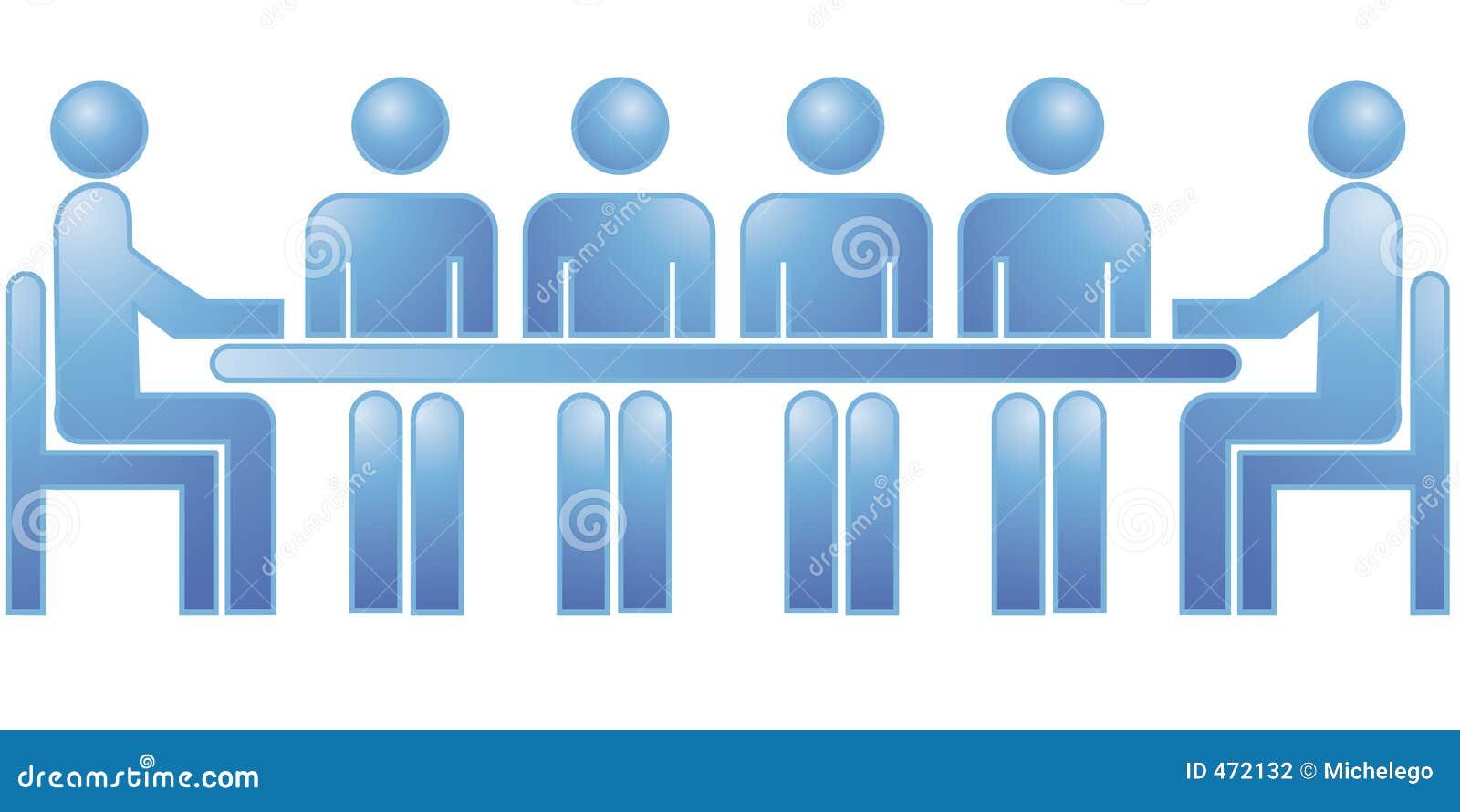 Sitzung stock abbildung. Illustration von notizblock, management - 472132