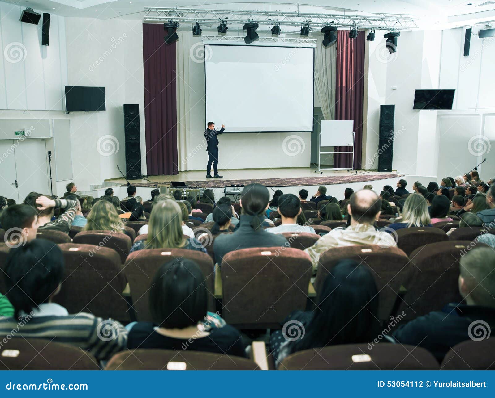 Sitzung, Konferenz, Darstellung Im Auditorium Redaktionelles ...