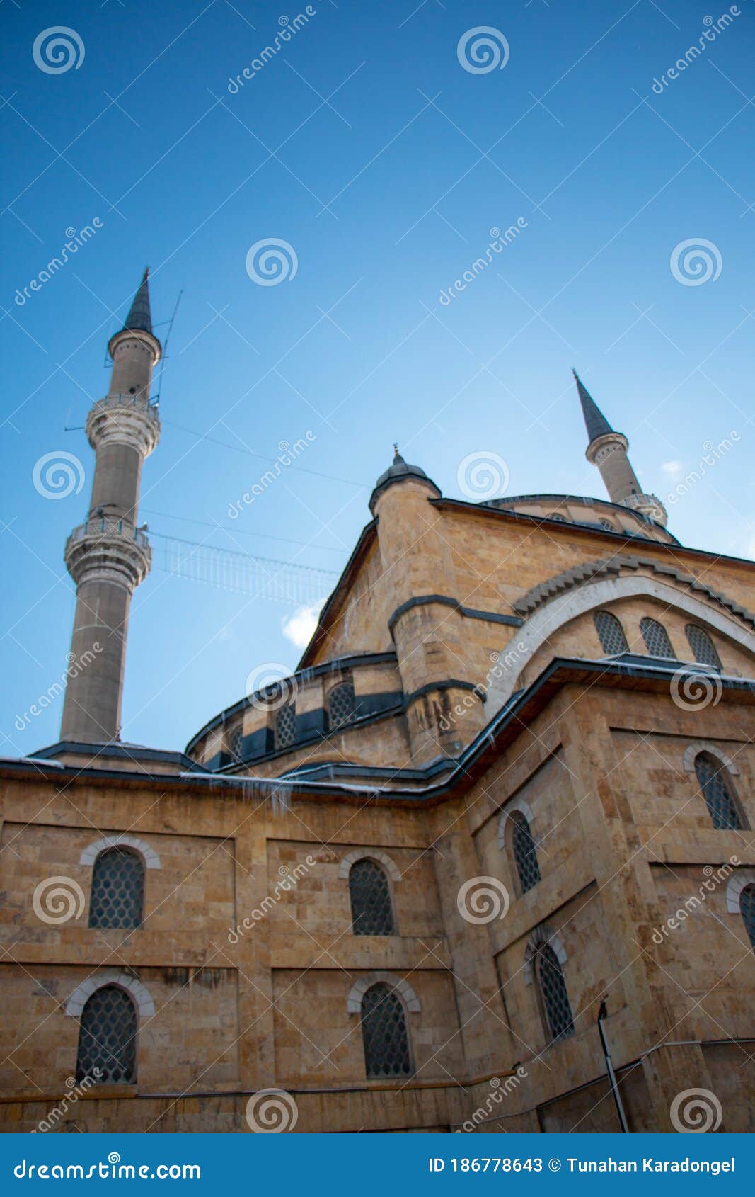 Sivas Pasha Mosque editorial stock photo. Image of architecture - 186778643