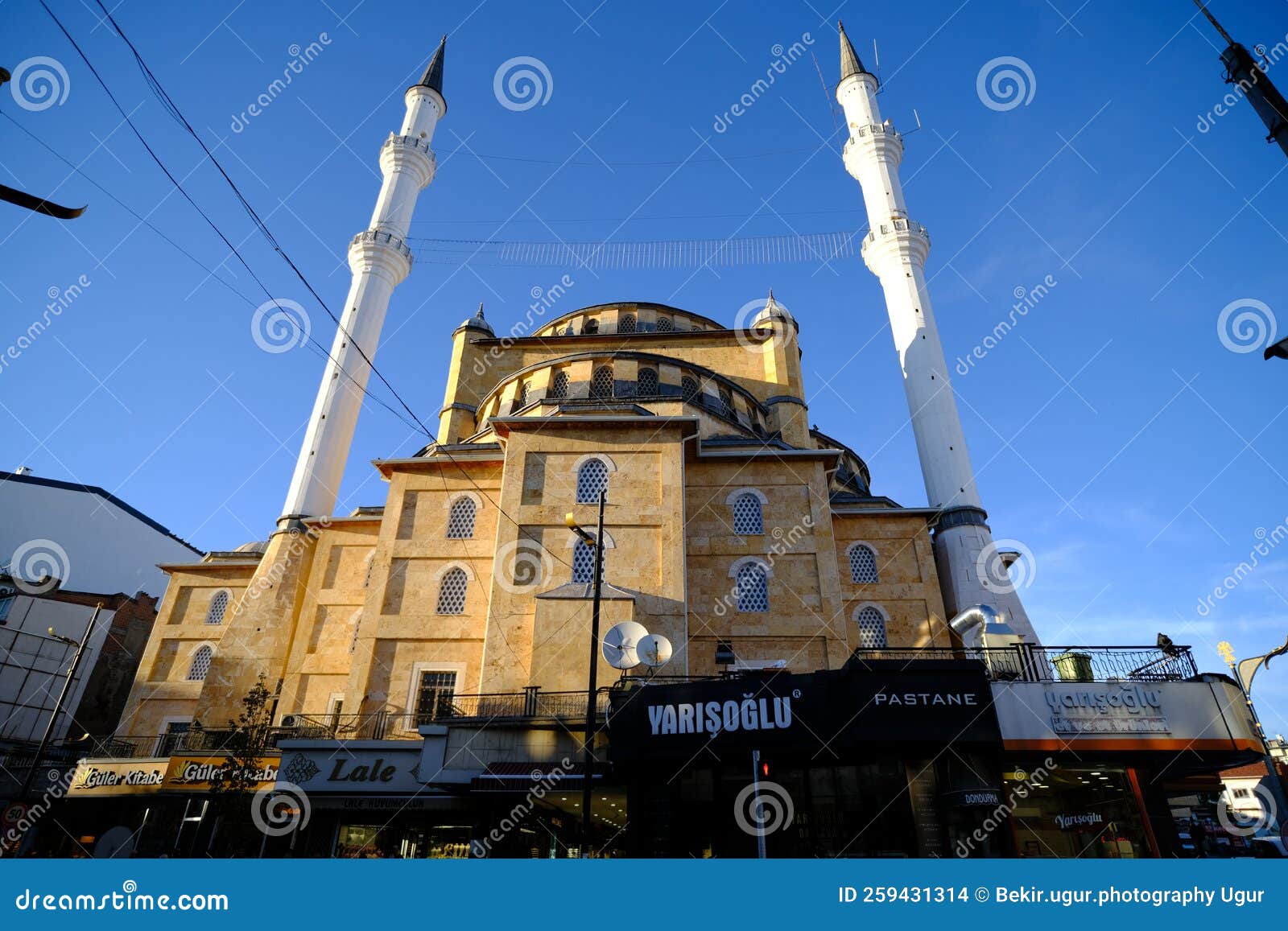 Sivas Pasha Mosque in Turkey Editorial Stock Image - Image of city ...