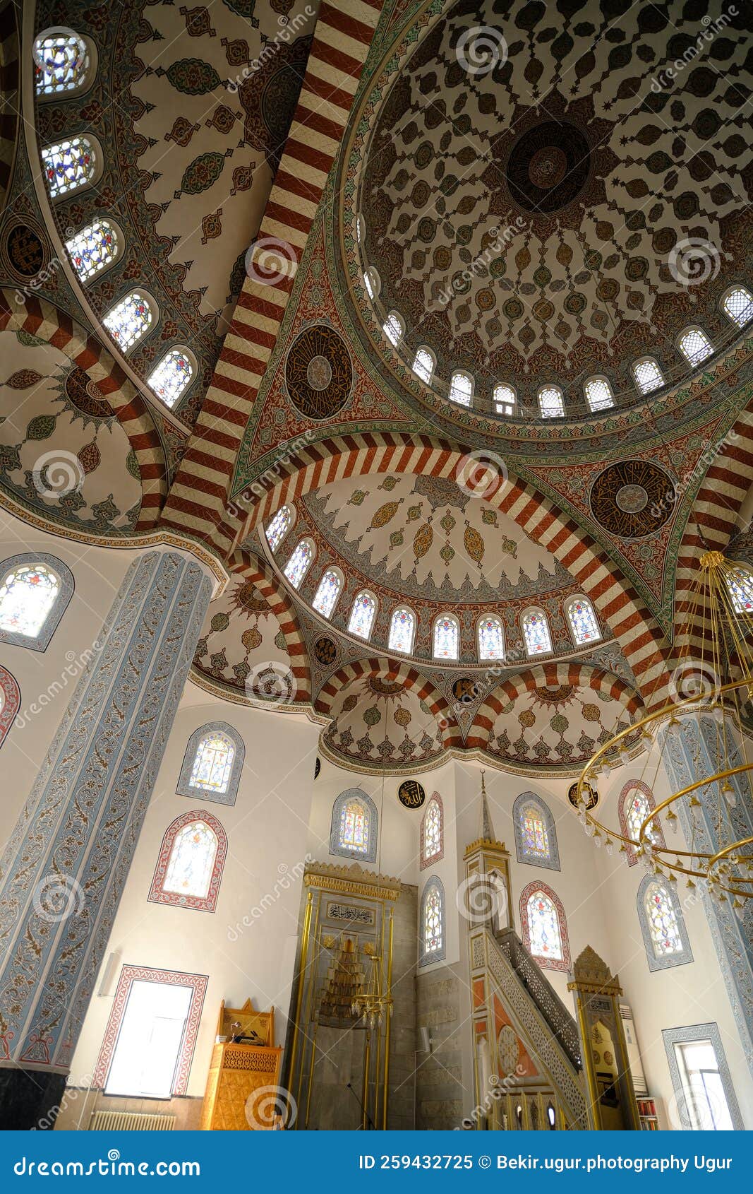 Sivas Pasha Mosque in Turkey Editorial Image - Image of decorations ...