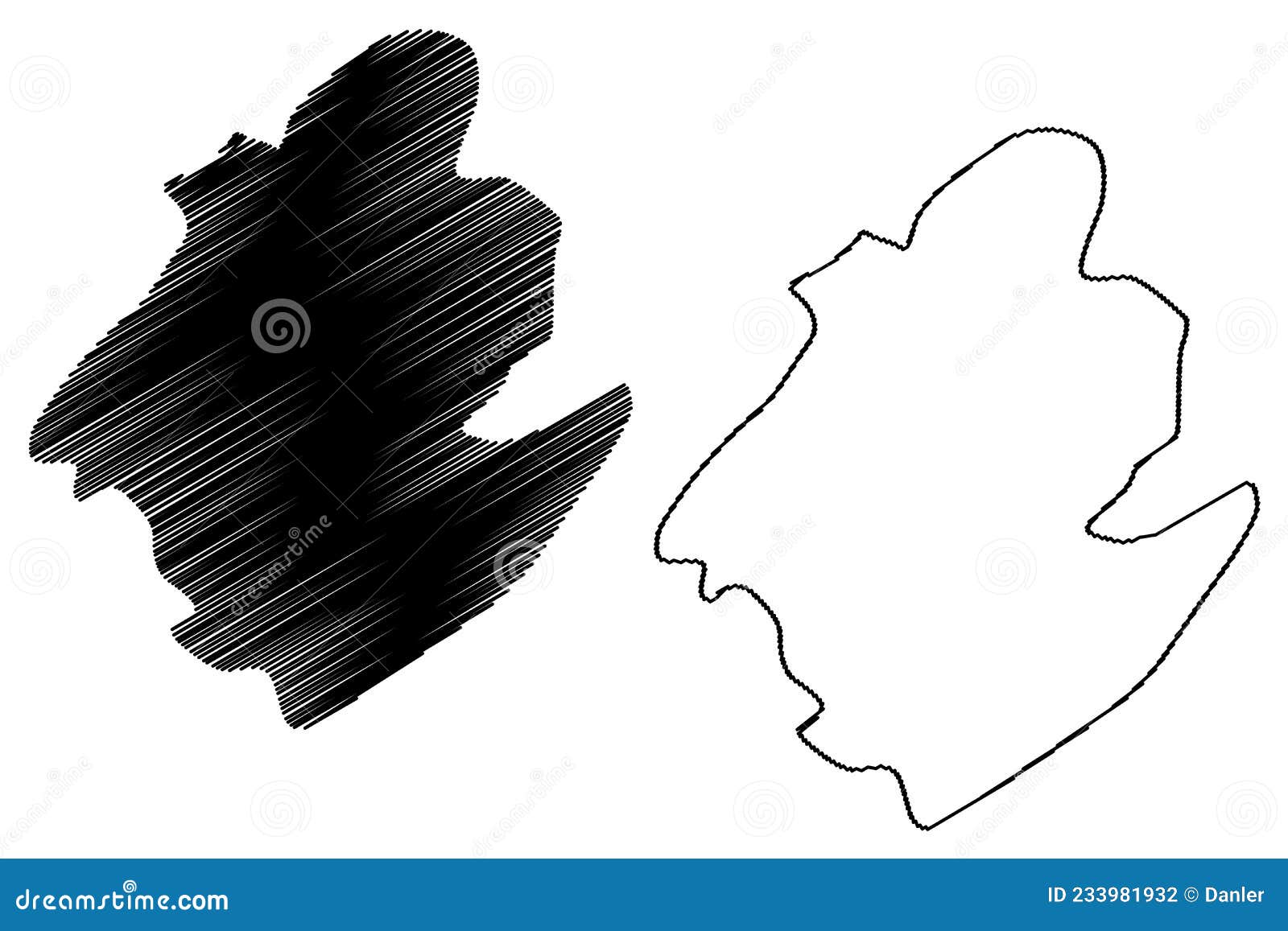 Sivasagar District Assam State, Republic of India Map Vector ...