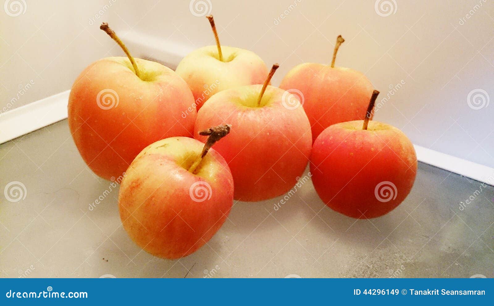 Six apple stock image. Image of dozen, apple, fruit, shelf - 44296149