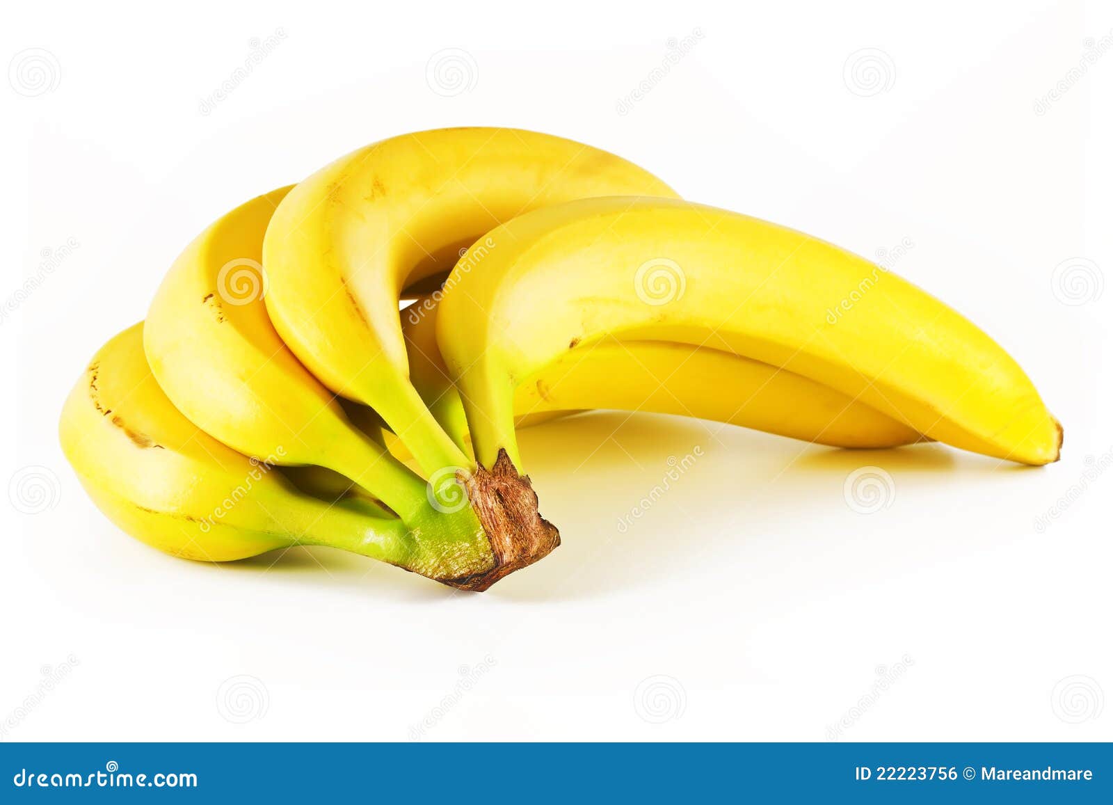 Six banana stock photo. Image of healthy, yellow, close - 22223756