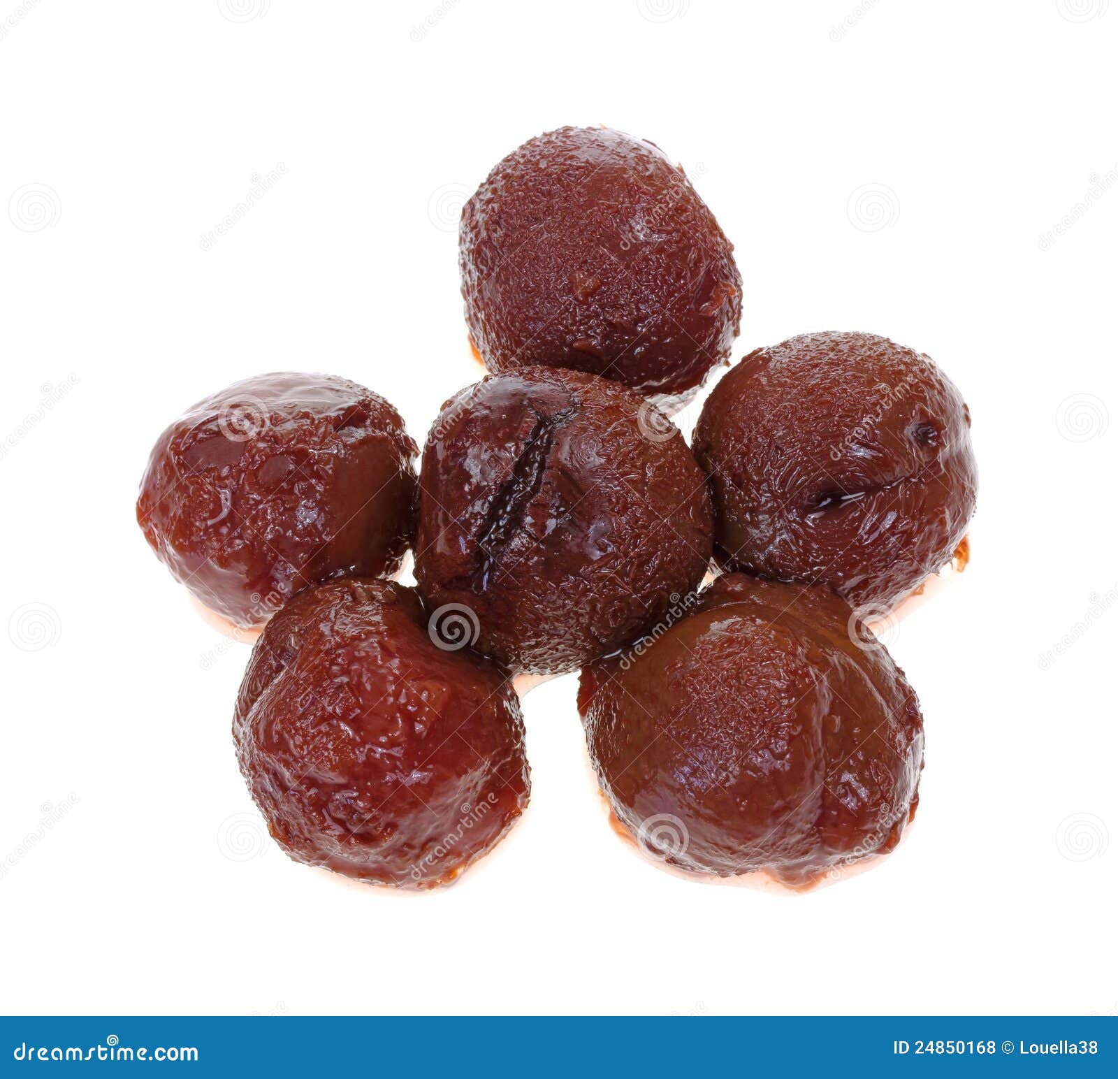 Six Canned Plums on White stock photo. Image of water - 24850168
