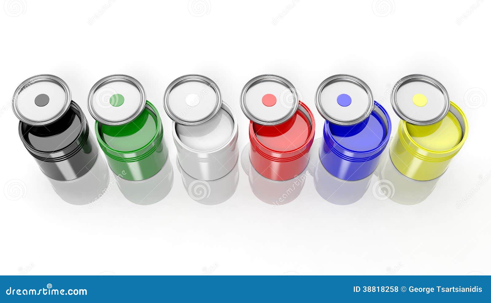 Six cans full with various stock illustration. Illustration of ...