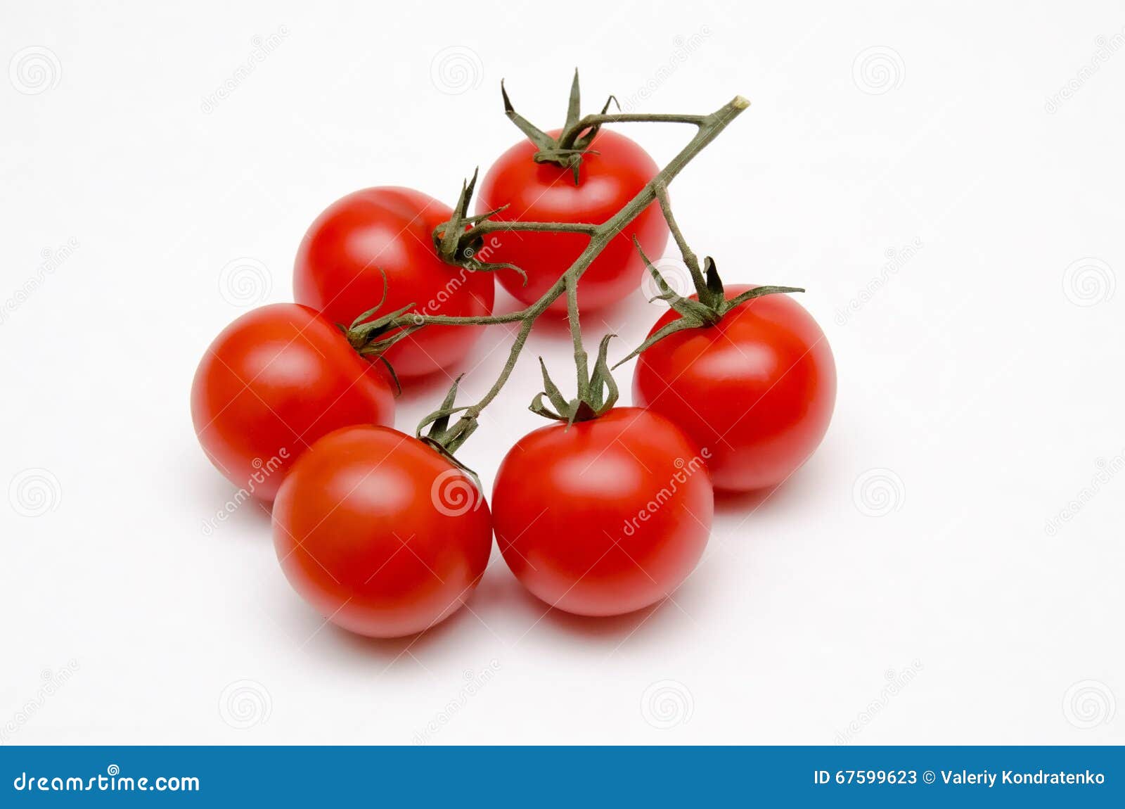 Six Cherry Tomatoes on a Branch Stock Image - Image of macro, vitamin ...