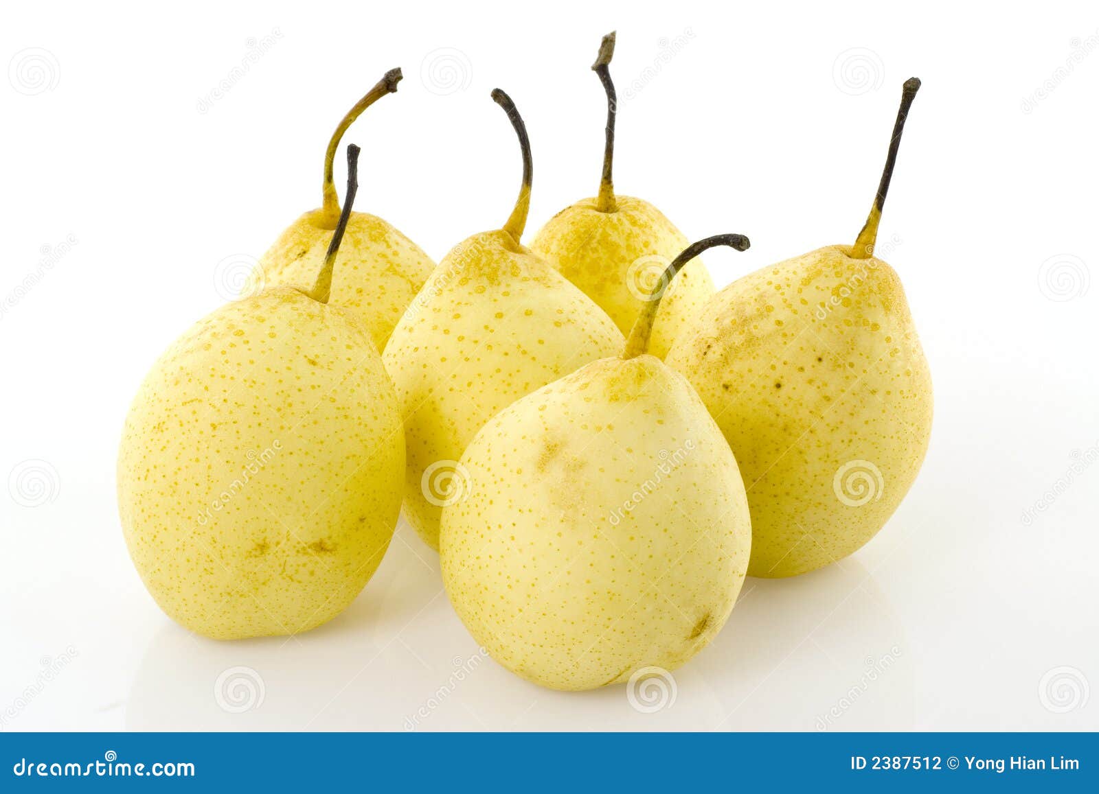 Six Chinese fragrant pears stock photo. Image of vitamins - 2387512