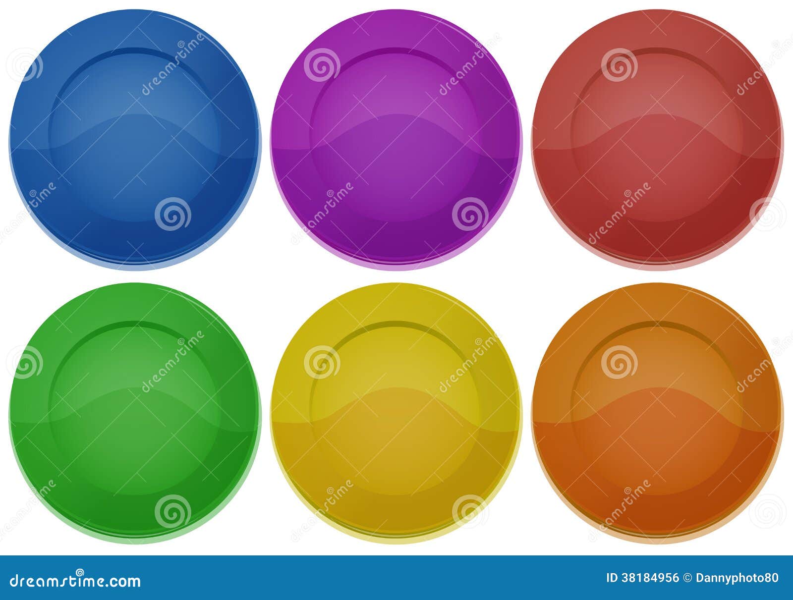Round Plates Stock Illustrations – 2,327 Round Plates Stock ...