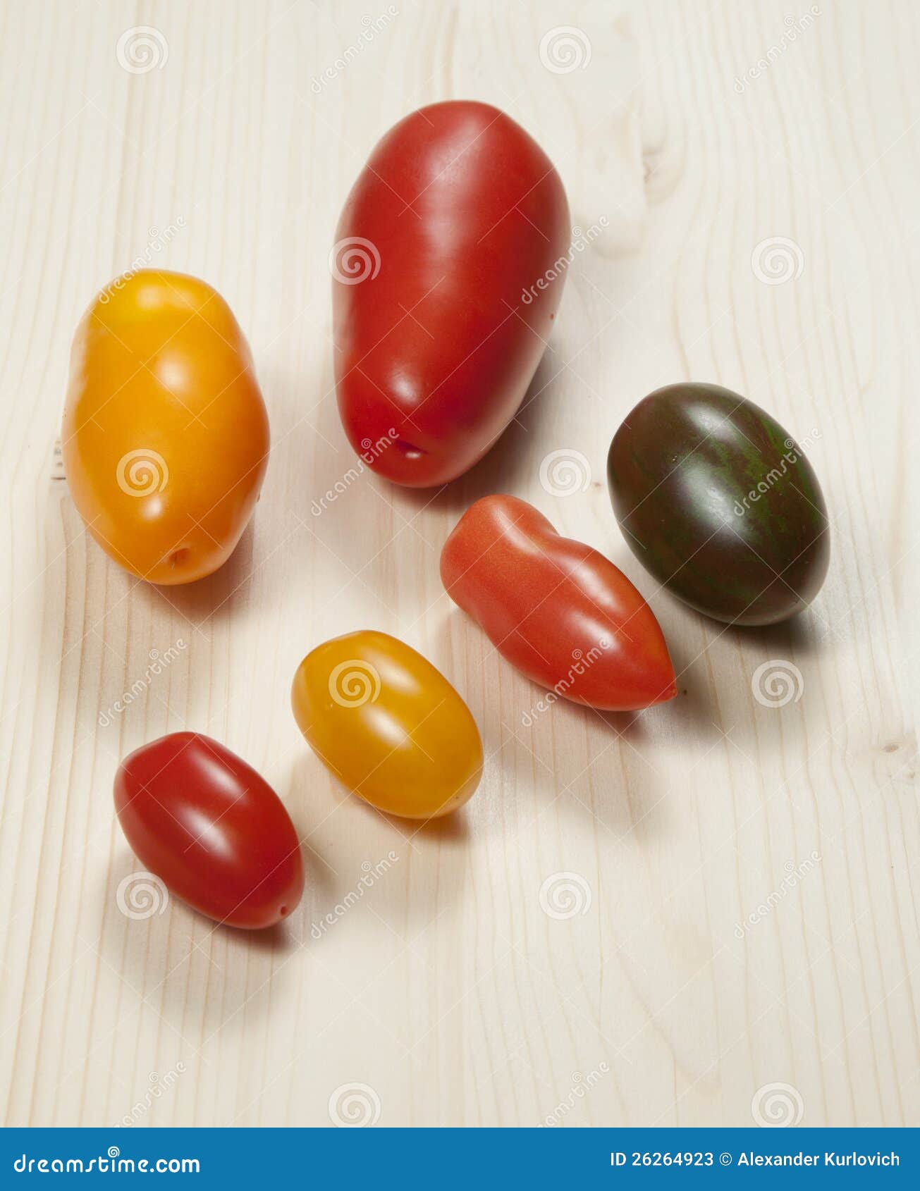Six colors of tomato stock image. Image of healthy, cultivar - 26264923