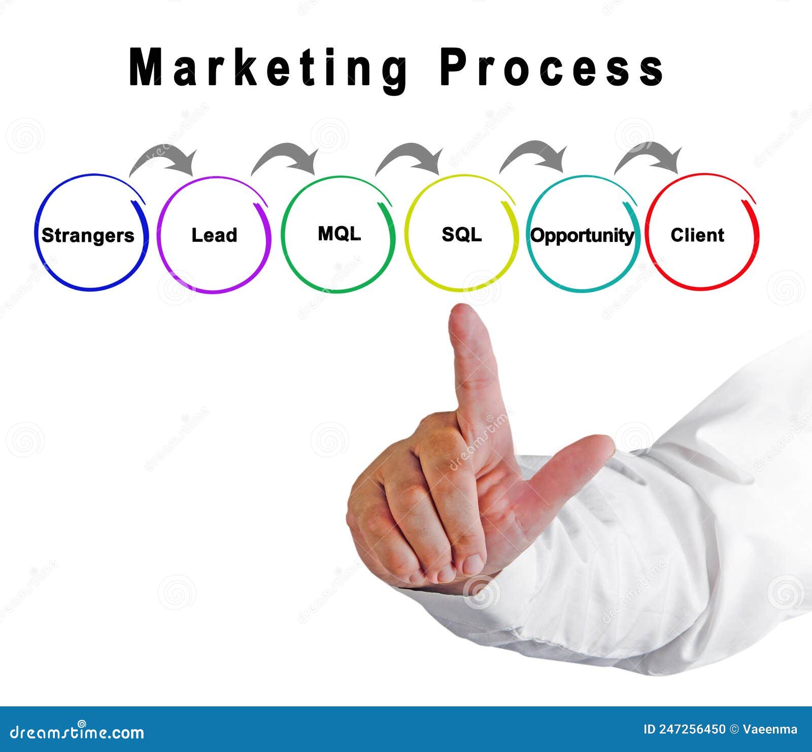 Components of Marketing Process Stock Photo - Image of person, concept ...