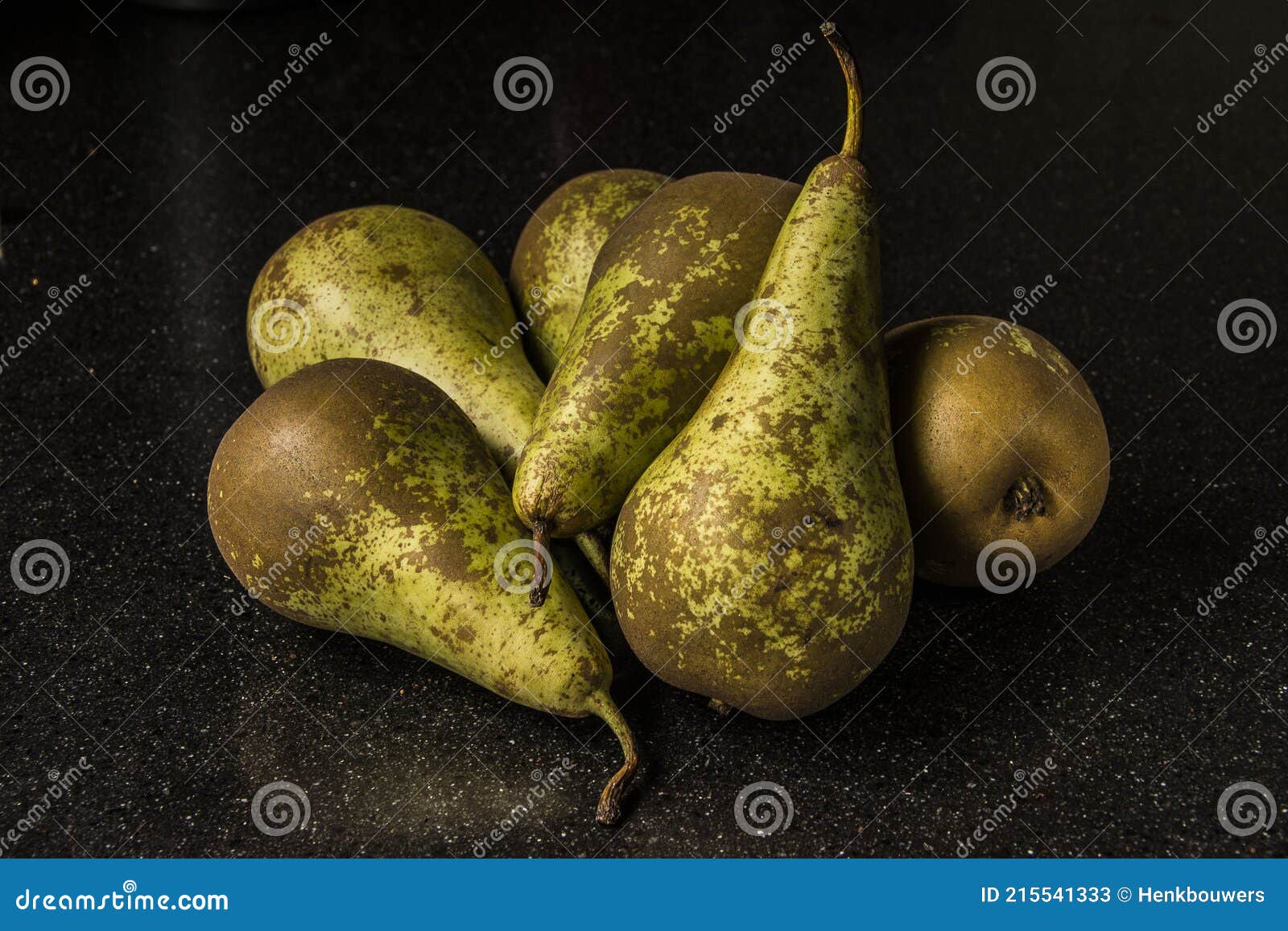 Pears on a Black Background Stock Image - Image of pears, black: 215541333