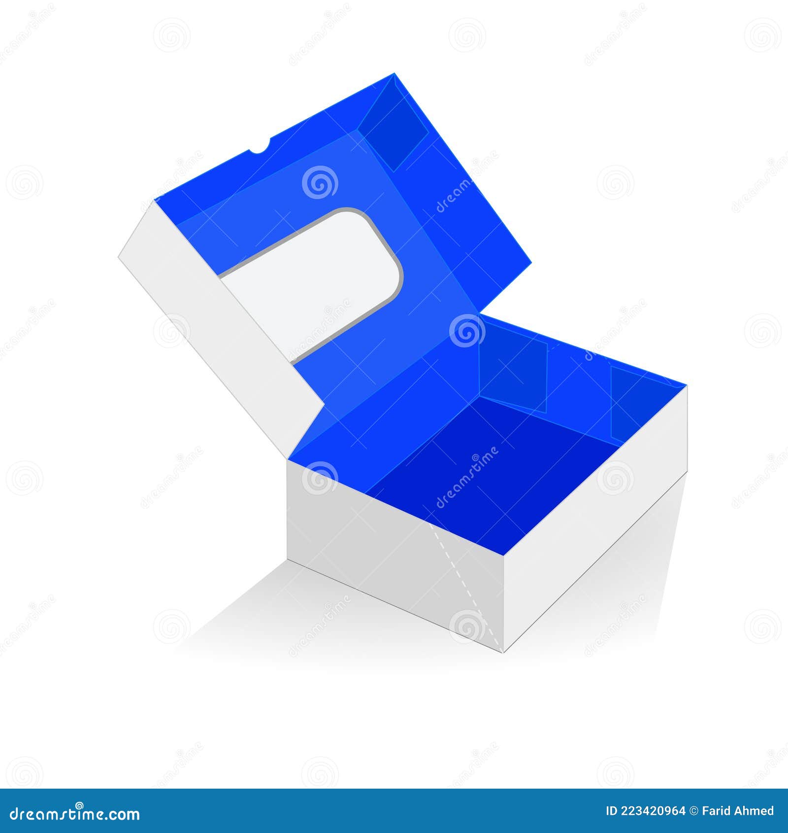 Six Corner Glued Tray, 6 Corner Box Dieline And Packaging Design ...