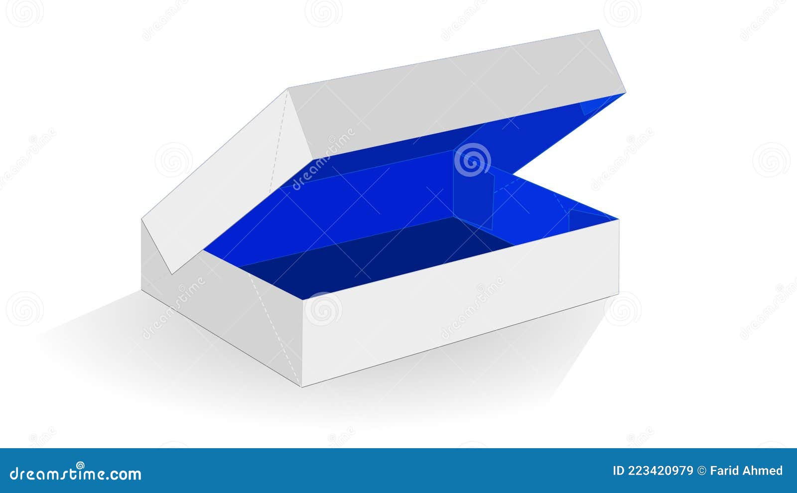 Six Corner Glued Tray, 6 Corner Box Dieline And Packaging Design ...