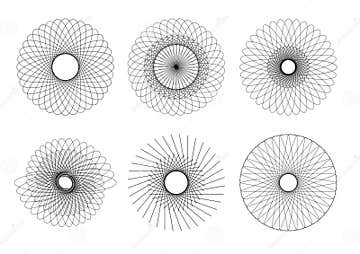 Six Different Geometric Shapes Stock Vector - Illustration of ...