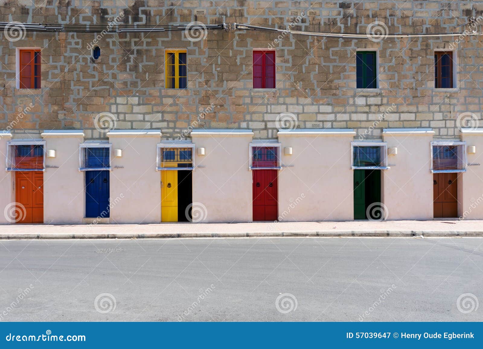 Six Doors stock image. Image of bright, gozo, henry, fotografie - 57039647