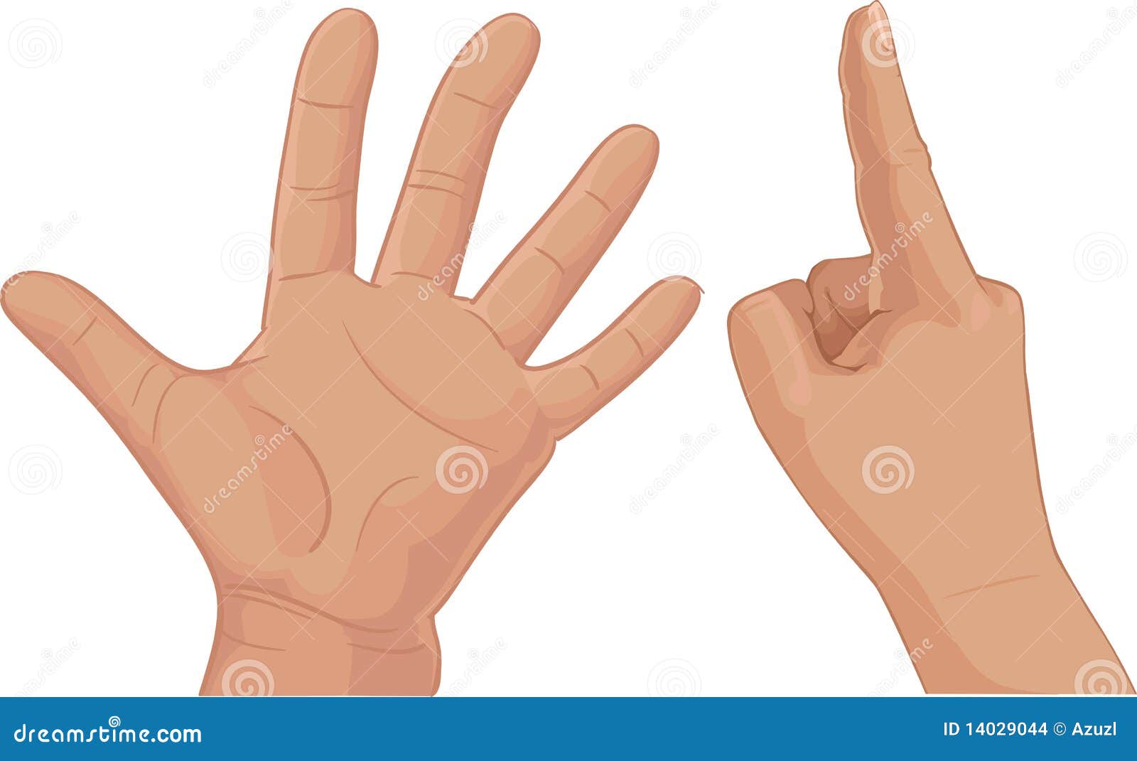 Six from fingers cipher stock vector. Illustration of clean - 14029044