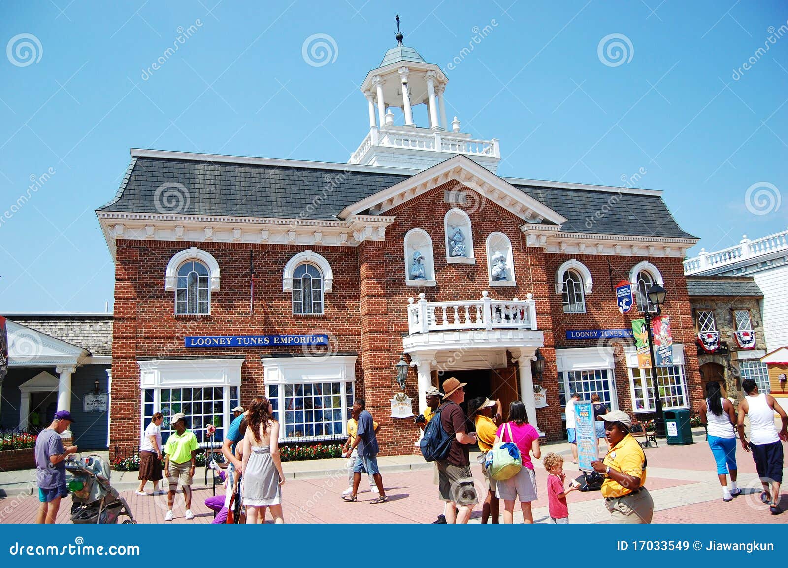 Six Flags America in Baltimore Editorial Stock Image - Image of brave ...