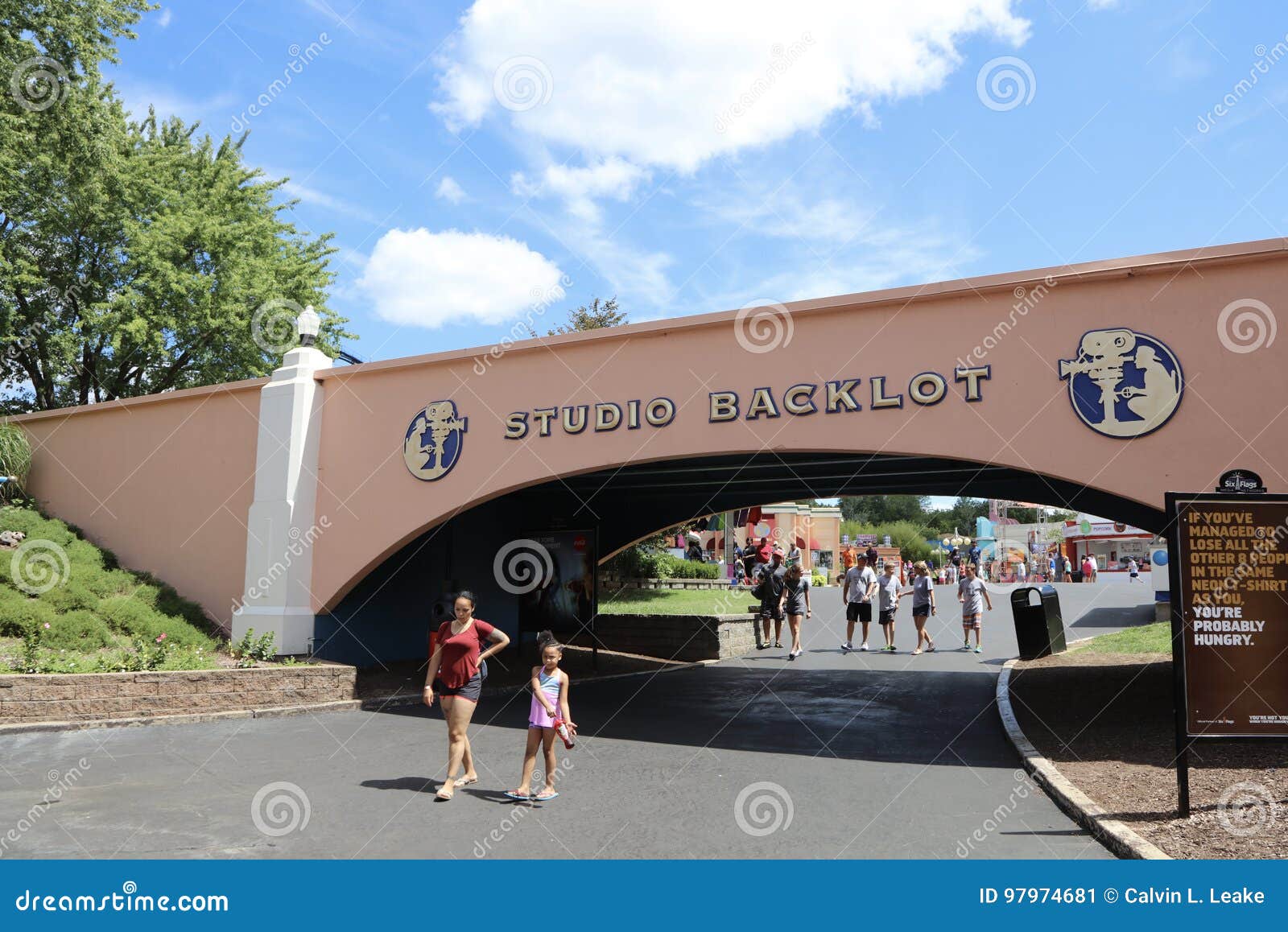 Six Flags, Studio Backlot editorial photo. Image of goliath - 97974681