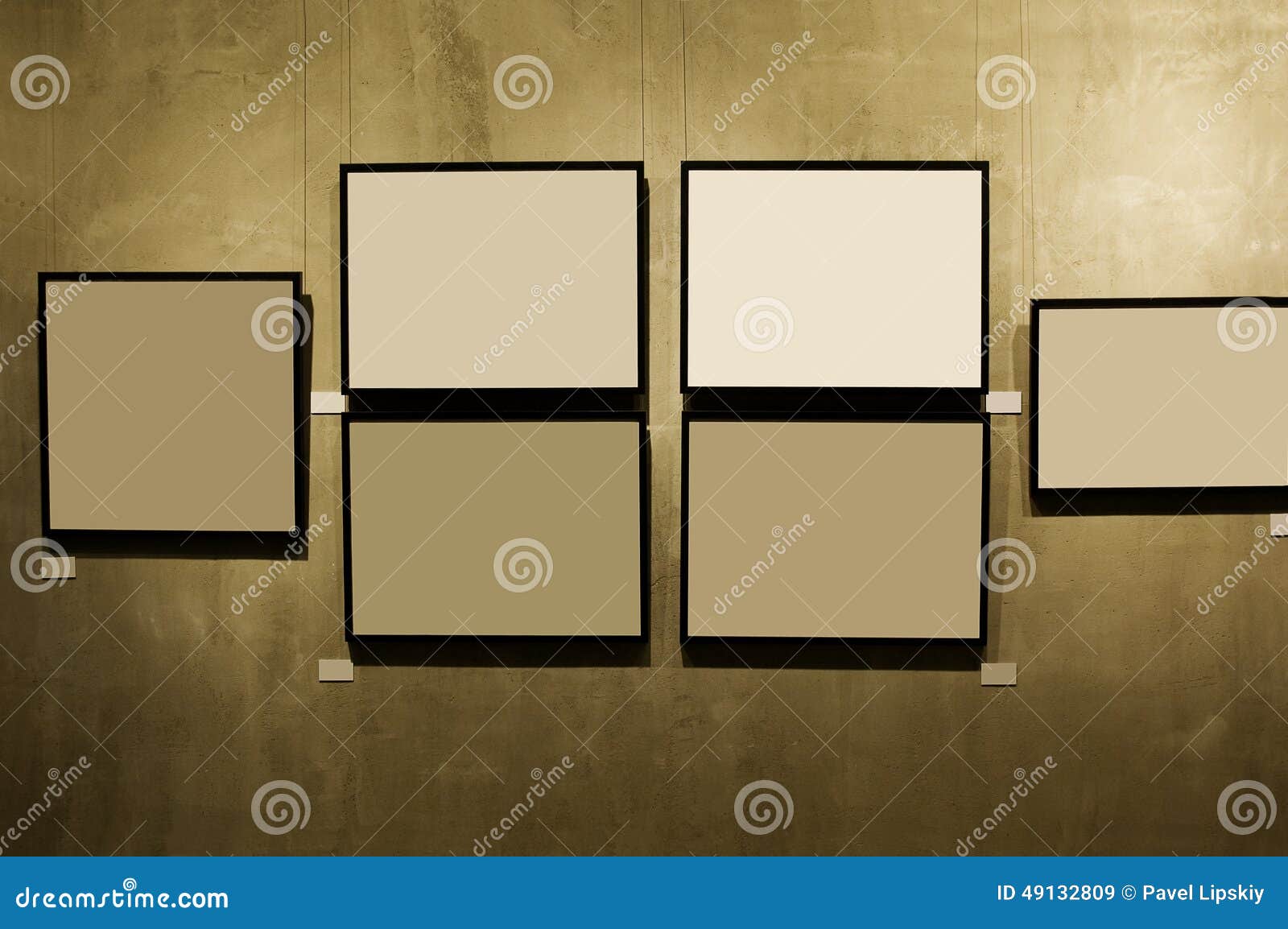 Six frames stock image. Image of frame, creations, paintings - 49132809