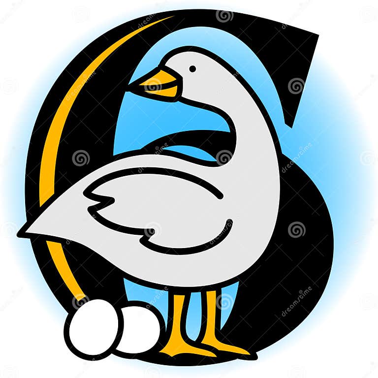 Six Geese a Laying/eps stock vector. Illustration of drawings - 3564013