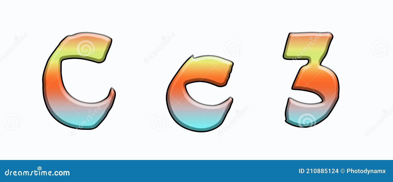 Six Hands Font Fonts Gradient Sans Serif Alphabet Letters Calligraphy ...