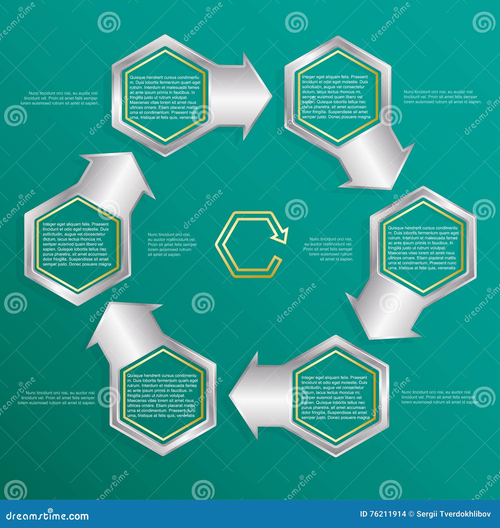 Process Sequence Infographic Vector Illustration | CartoonDealer.com ...