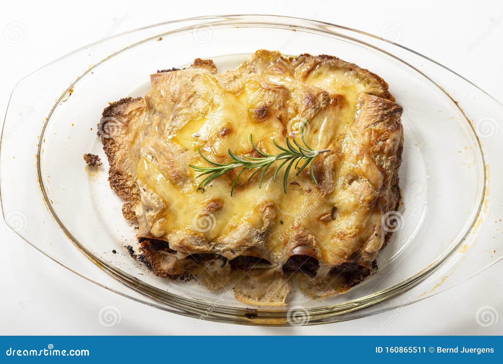 Six italian canneloni stock image. Image of beef, culture - 160865511